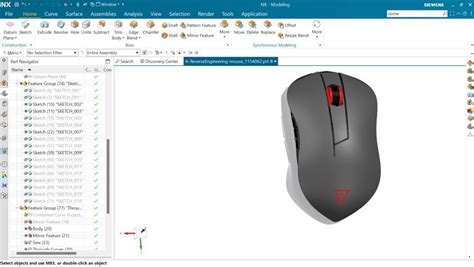 Abiola Ojo On Linkedin Siemens Nx Mouse Surface Remodeling