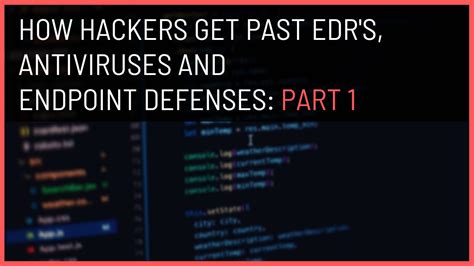 Black Hat Ethical Hacking On Linkedin How Hackers Get Past Edrs