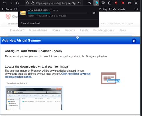 Deploying Qualys Scanner Appliance Dariocruz Dev