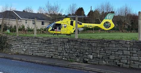Man Airlifted To Hospital After Accident
