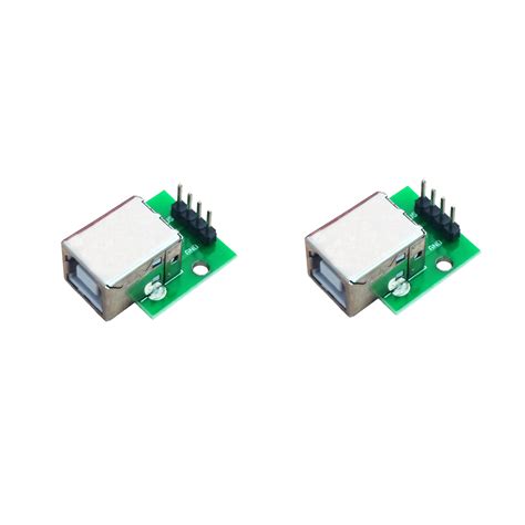 Usb Type B Pcb Female Breakout Board With Straight Pins • Mktechnic