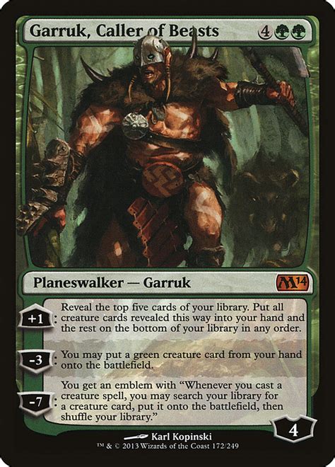 All 9 Garruk Planeswalker Cards In Magic Ranked Draftsim