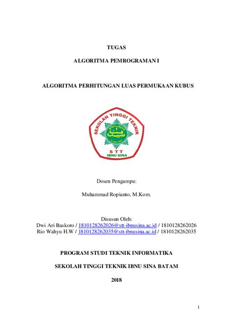 Pdf Teori Naratifteori Flowchart Dan Teori Pseudocode