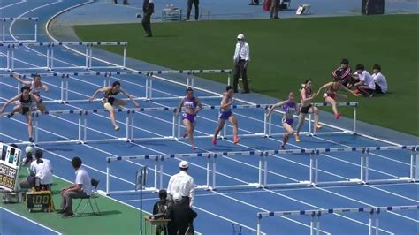 ⑰女子100mh決勝 第76回東京都高等学校陸上競技対校選手権大会20230521 Youtube