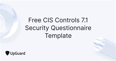 Free Cis Controls 71 Security Questionnaire Template Upguard