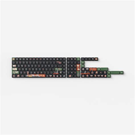 Low Profile Lsa Dye Sub Pbt Full Set Keycap Set New York Keychron