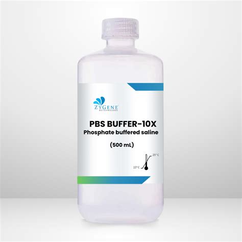 Zygene Pbs Buffer Phosphate Buffer Saline 10x 500 Ml