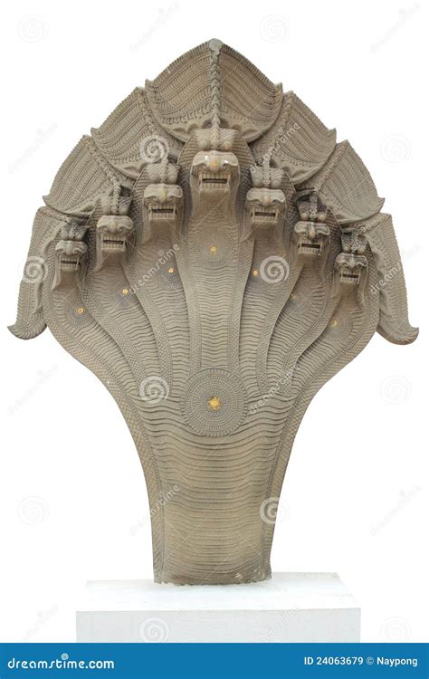 Seven Heads Serpent Statue Stock Image Image Of Dragon 24063679