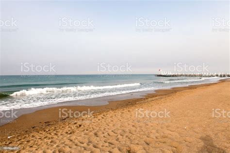 일광욕용 라운저와 파라솔이 있는 바다 근처 해변 0명에 대한 스톡 사진 및 기타 이미지 0명 건축 건축물 Istock