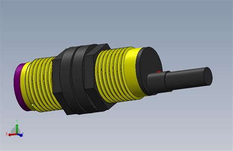 红外线传感器solidworks 2024模型图纸下载 懒石网