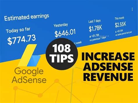 108 Tips To Increase Your AdSense Revenue And Maximize Ad Earnings 2025