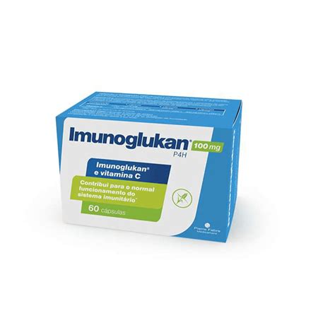 Imunoglukan P4h 100 Mg 60 Caps Farmácia Num Clique