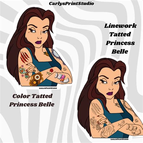 Punk Disney Princesses Belle