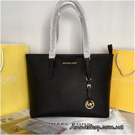 Сумка Майкл Корс Michael Kors Jet Set Travel, натуральная кожа, цвет ...