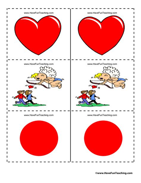 Valentines Day Matching Game Activity Have Fun Teaching