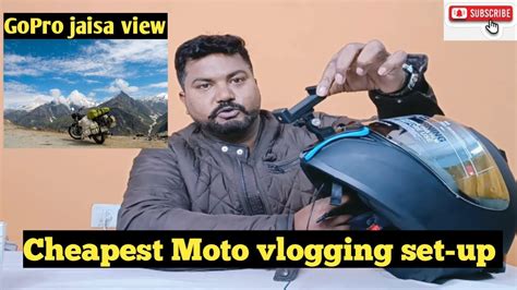 Cheapest Phone Motovlogging Setup How To Mount Mobile On Helmet How