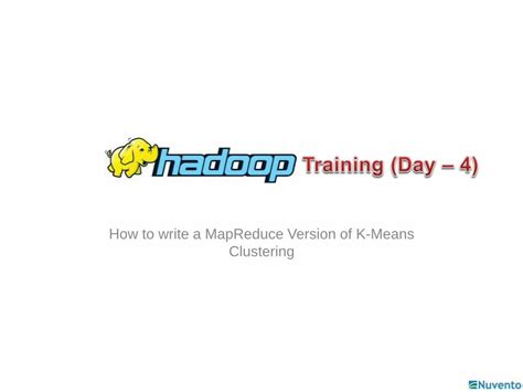 Pdf 06 How To Write A Map Reduce Version Of K Means Clustering