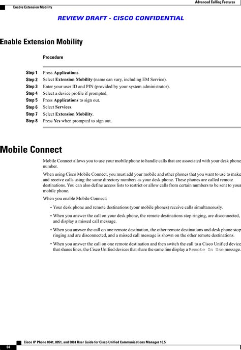 Cisco Systems 88611057 Cisco Ip Phone User Manual