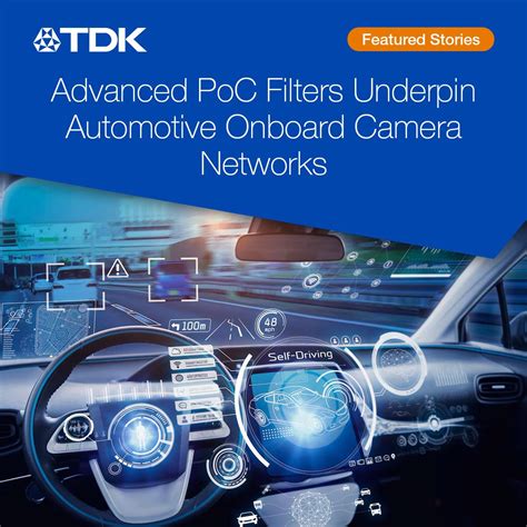 Adas Cameras Sensors Autonomousdriving Poc Filter Tdk Inductors Iot Tdk
