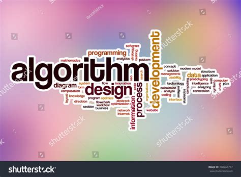 Algorithm Word Cloud Concept Abstract Background Stock Illustration 260468717 Shutterstock