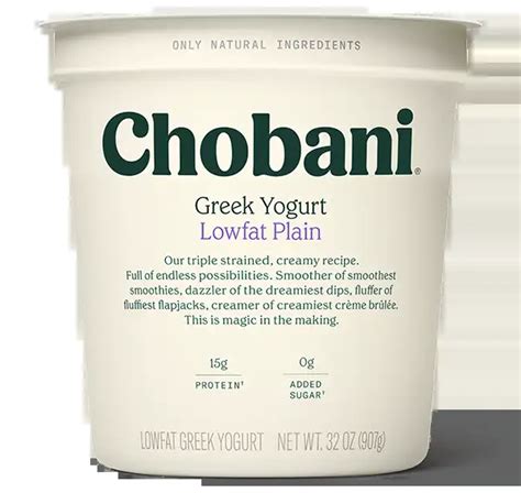 Check Halal Gluten Free Kosher Status Of Chobani Low Fat Plain Greek