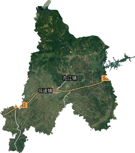 乌迳镇高清卫星地图