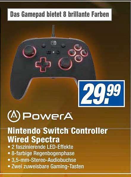 Powera Nintendo Switch Controller Wired Spectra Angebot Bei Expert 1Prospekte De