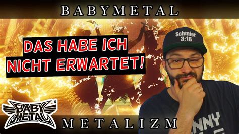 MEIN ERSTES MAL Baby Metal Schmier Reagiert Auf Metalizm First Time