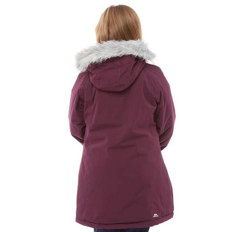Buy Trespass Girls Fame Insulated Waterproof Parka Jacket Potent Purple