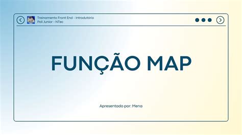 Função Map Youtube