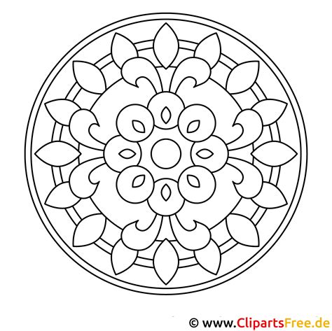 Plantilla De Mandala Para Colorear