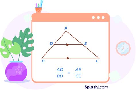Triangle Proportionality Theorem Statement Proof Examples