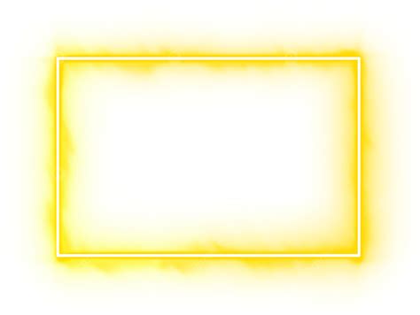 황금 네온 테두리 연기 프레임 네온 네온 테두리 국경 Png 일러스트 및 Psd 이미지 무료 다운로드 Pngtree