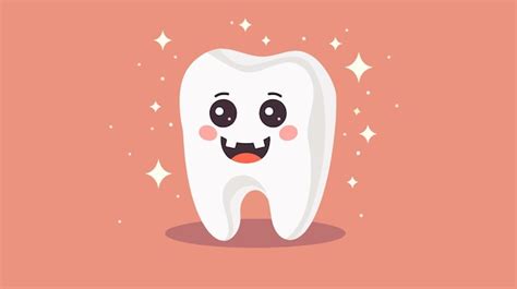 Adorable Tooth Character Dressed As Ghost Isolated On White Background