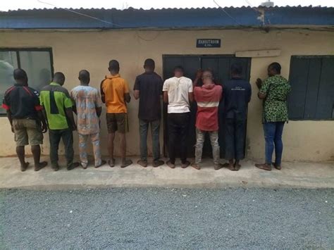 Police Arrest Nine Suspected Electricity Mast Vandals In Anambra