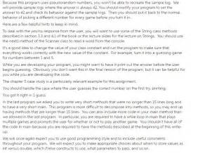 Solved At A Minimum Your Program Should Have The Following Chegg