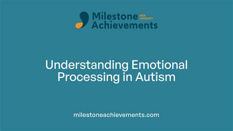 Autism And Emotions