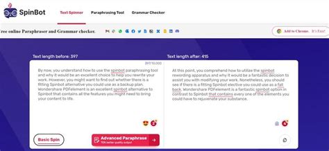 A Review Of Spinbot Paraphrasing Tool The Best Alternative