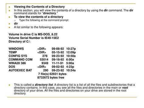 Ppt Operating Systems Continued Introduction To Ms Dos Powerpoint Presentation Id6675555