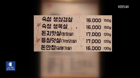 잇슈 키워드 ‘고기 1인분은 200g 120g갈수록 줄어드는 중량