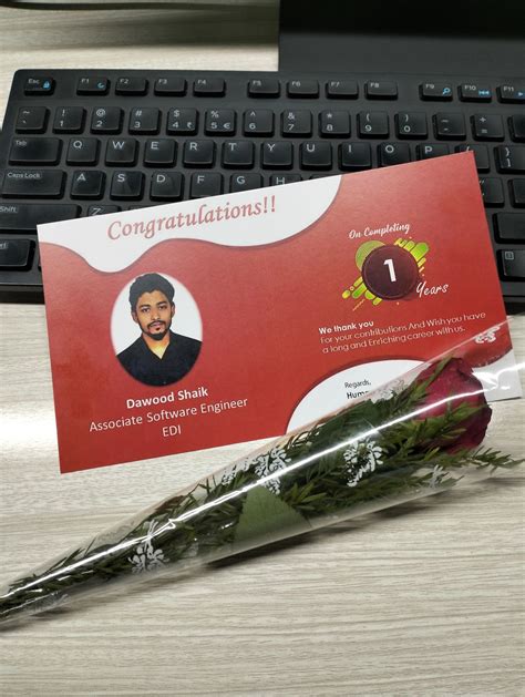 Shaik Dawood On Linkedin Oneyearanniversary