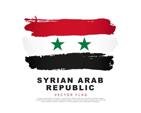 시리아 국기 스톡 사진 및 일러스트 Istock