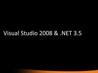 Visual Studio Net Ppt