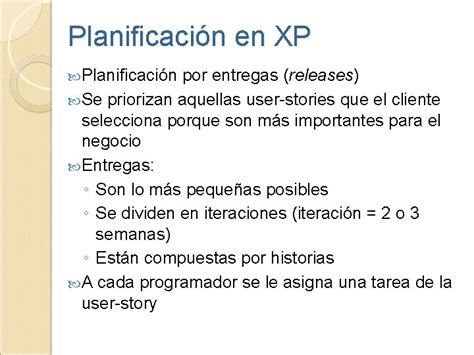 Extreme Programming Qu Es Extreme Programming En