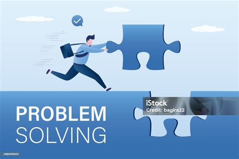 작업 완료 프로젝트 완료 비즈니스 문제를 해결하기 위한 완벽한 직소 퍼즐 비즈니스 성과를 위한 솔루션 사업가가 마지막으로 사라진 퍼즐 조각을 들고 있습니다 개발에 대한 스톡