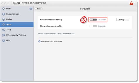 Kb3318 How Do I Disable The Firewall In Eset Cyber Security Pro