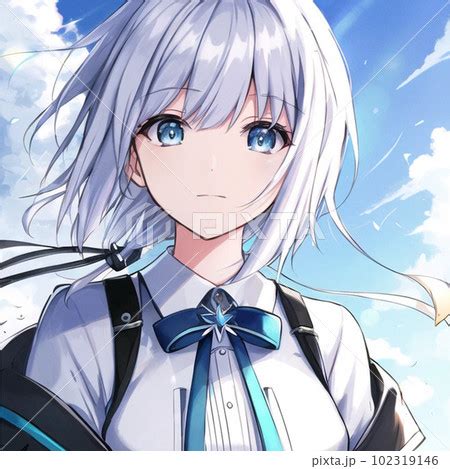 可愛い女の子のイラスト素材 102319146 Pixta