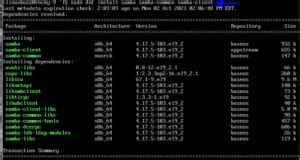 How To Install Samba Server On Rocky Linux Almalinux