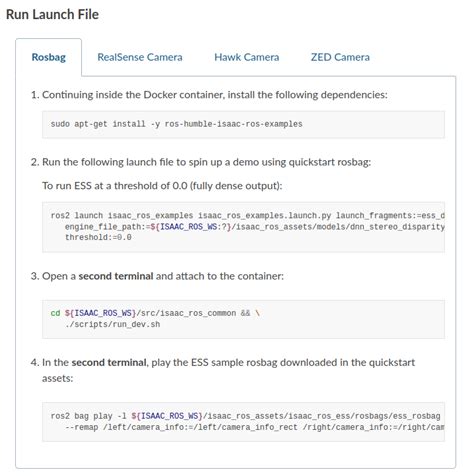 Isaac Ros Dnn Stereo Depth With Custom Rosbag Isaac Ros Nvidia Developer Forums