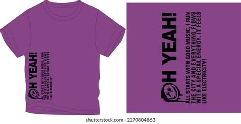 Oh Yeah Smile Graphic Design Vector Stock Vector Royalty Free